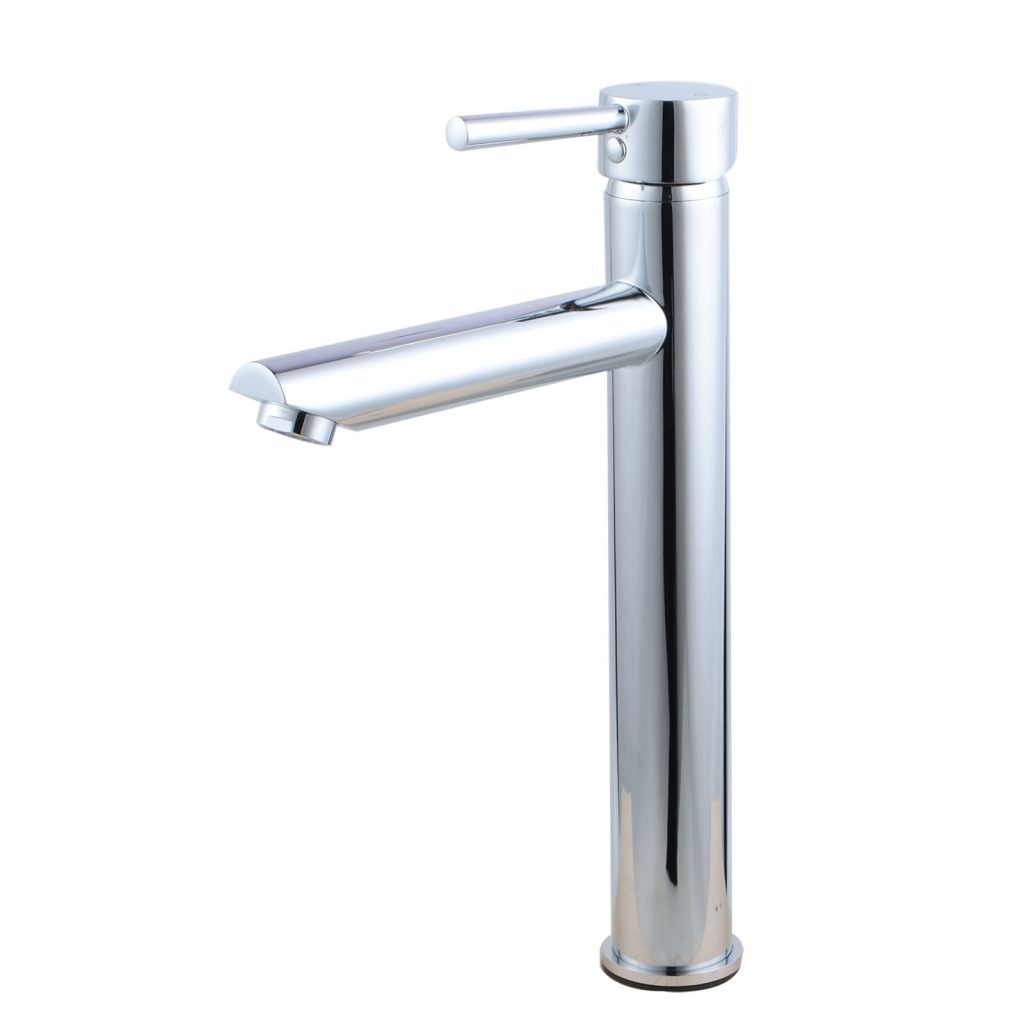 CUE Chrome Vessel Basin Mixer – Faucet Bathroom